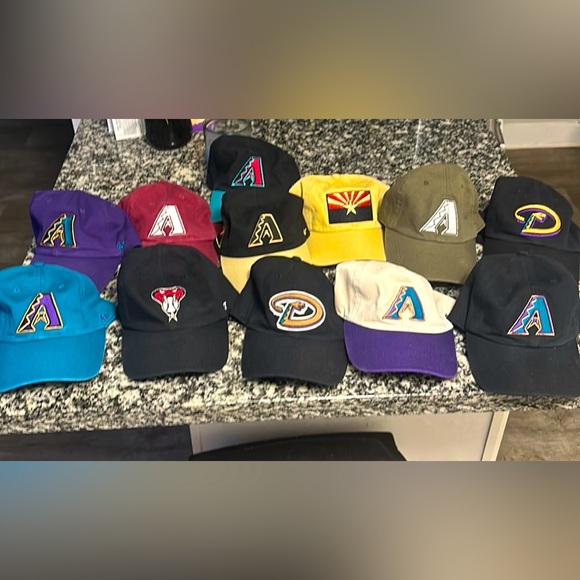 47 | Accessories | 47 Brand Arizona Diamondbacks Clean Up Hats | Poshmark